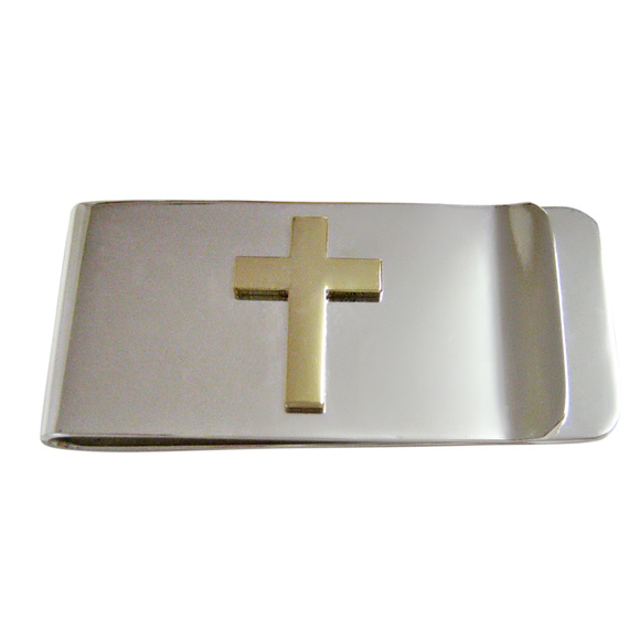 Kiola Designs | Accessories | Gold Toned Classic Religious Cross Money ...